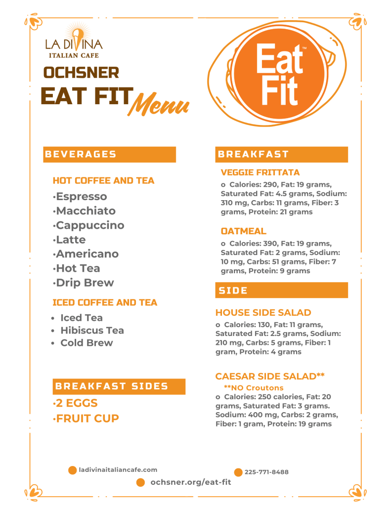 Eat Fit! – La Divina Italian Cafe